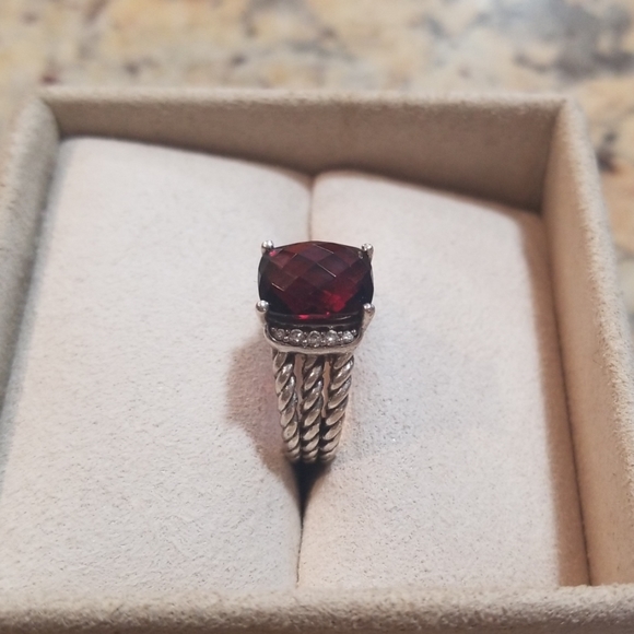 David Yurman | Jewelry | David Yurman Petite Wheaton Garnett Ring ...